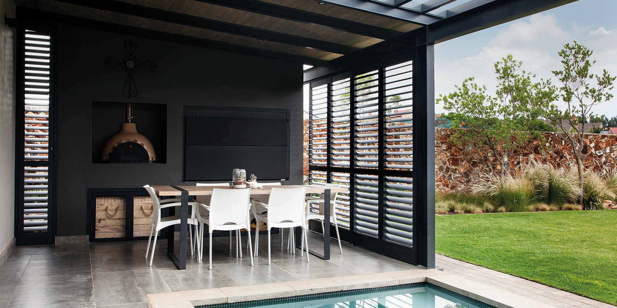 Stylishly secure with Just Shutters